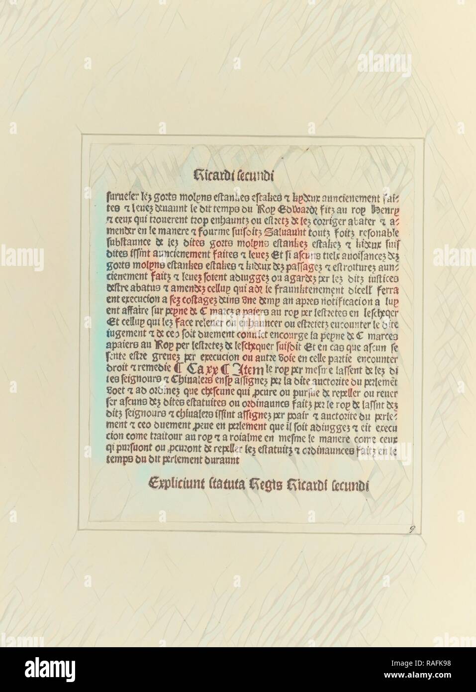 Fox Similes Fac Simile Of An Old Printed Page, William Henry Fox