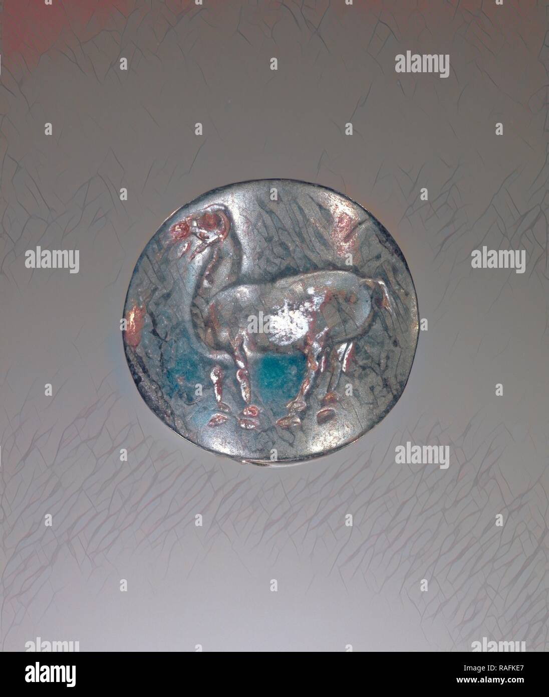 Lentoid engraved seal, Crete, Greece, about 1550 B.C. - 1400 B.C ...