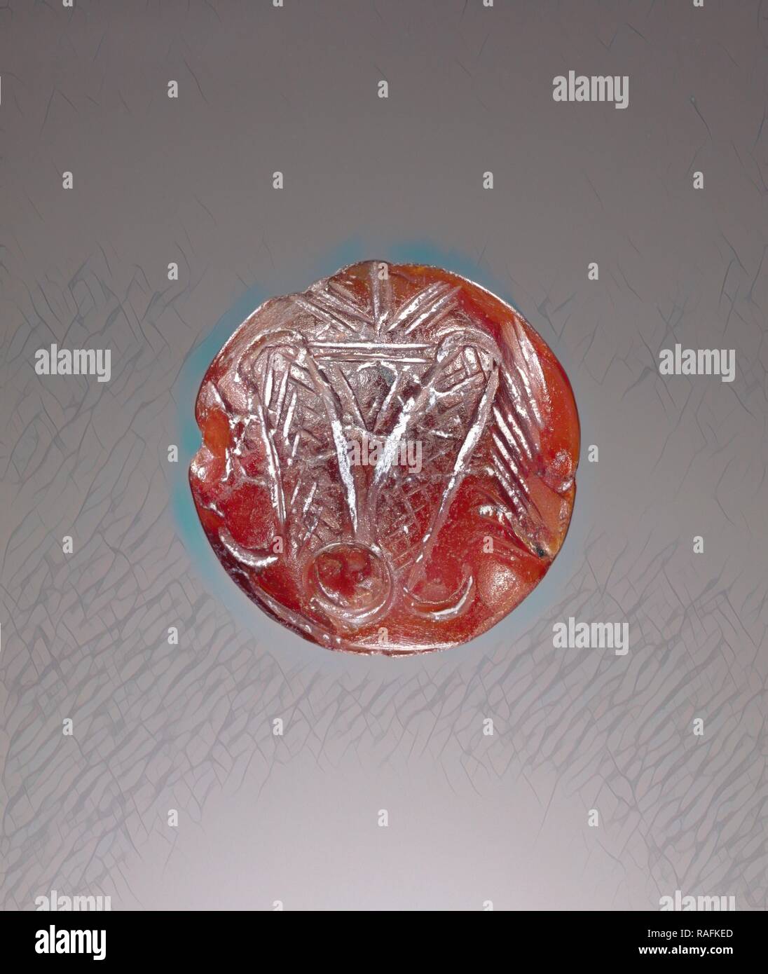Lentoid engraved seal, Crete, Greece, about 1700 B.C. - 1450 B.C ...