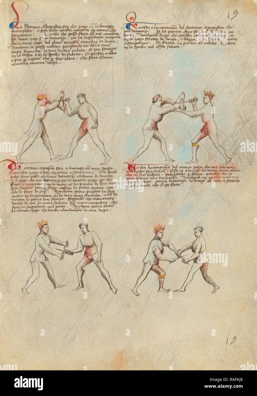 Combat with Dagger, Fiore Furlan dei Liberi da Premariacco (Italian ...