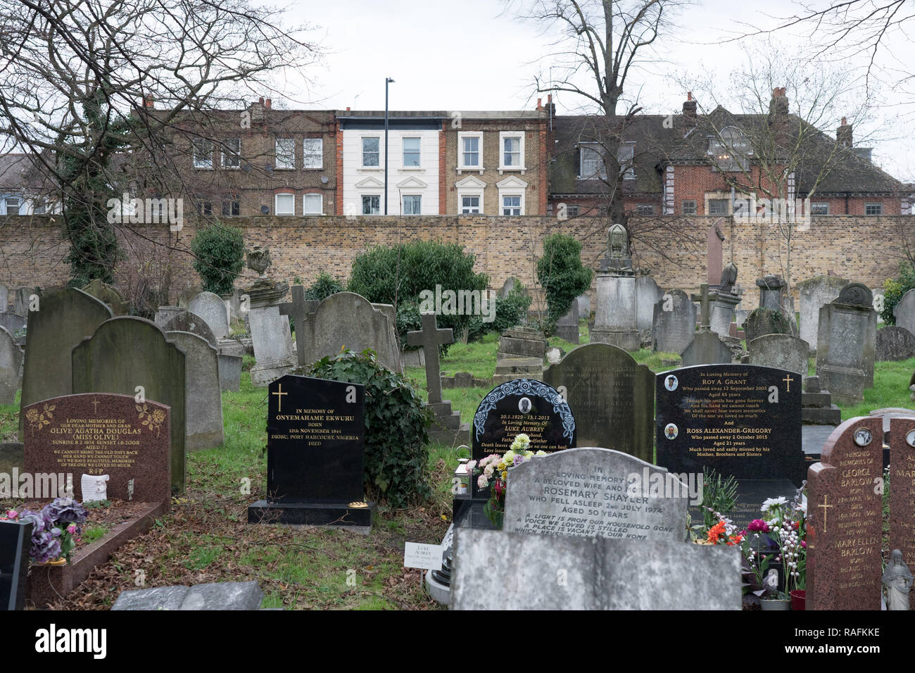 Views of Kensal Rise Cemetery in west London. Photo date: Thursday ...