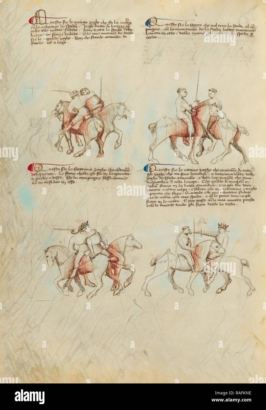 Equestrian Combat with Sword, Fiore Furlan dei Liberi da Premariacco ...