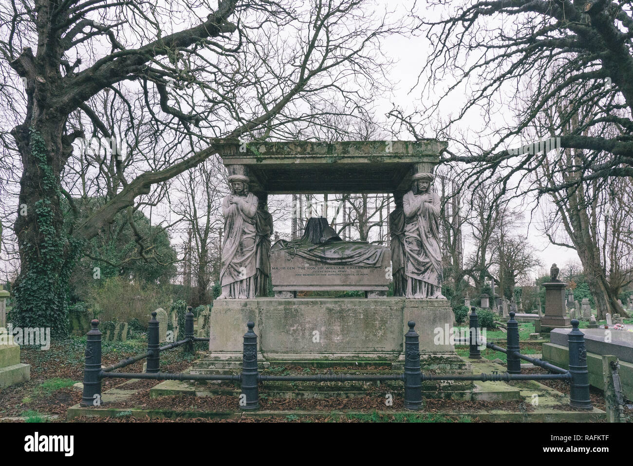 Views of Kensal Rise Cemetery in west London. Photo date: Thursday ...