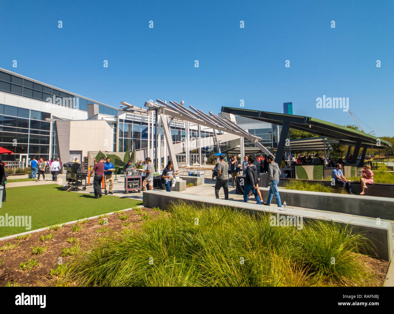 Google office employees working hi-res stock photography and images - Alamy