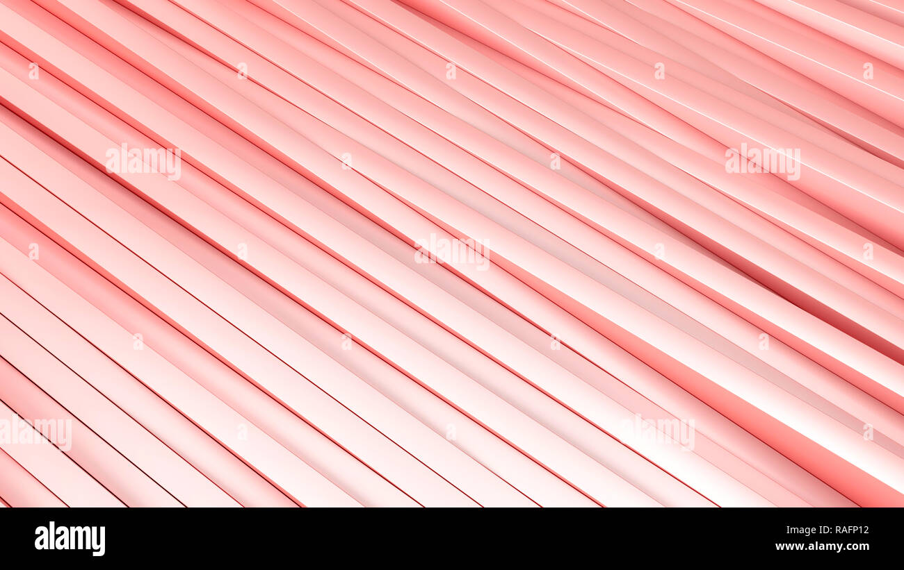 Light living coral color background with panels. 3d render illustration ...