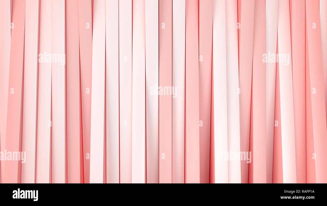 Light living coral color background with panels. 3d render illustration ...