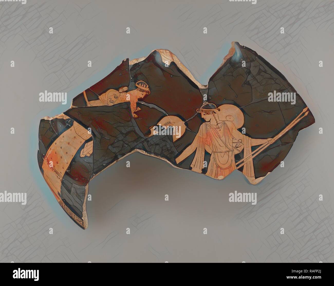 Attic Red-Figure Kalpis Fragment, Attributed to Berlin Painter (Greek ...