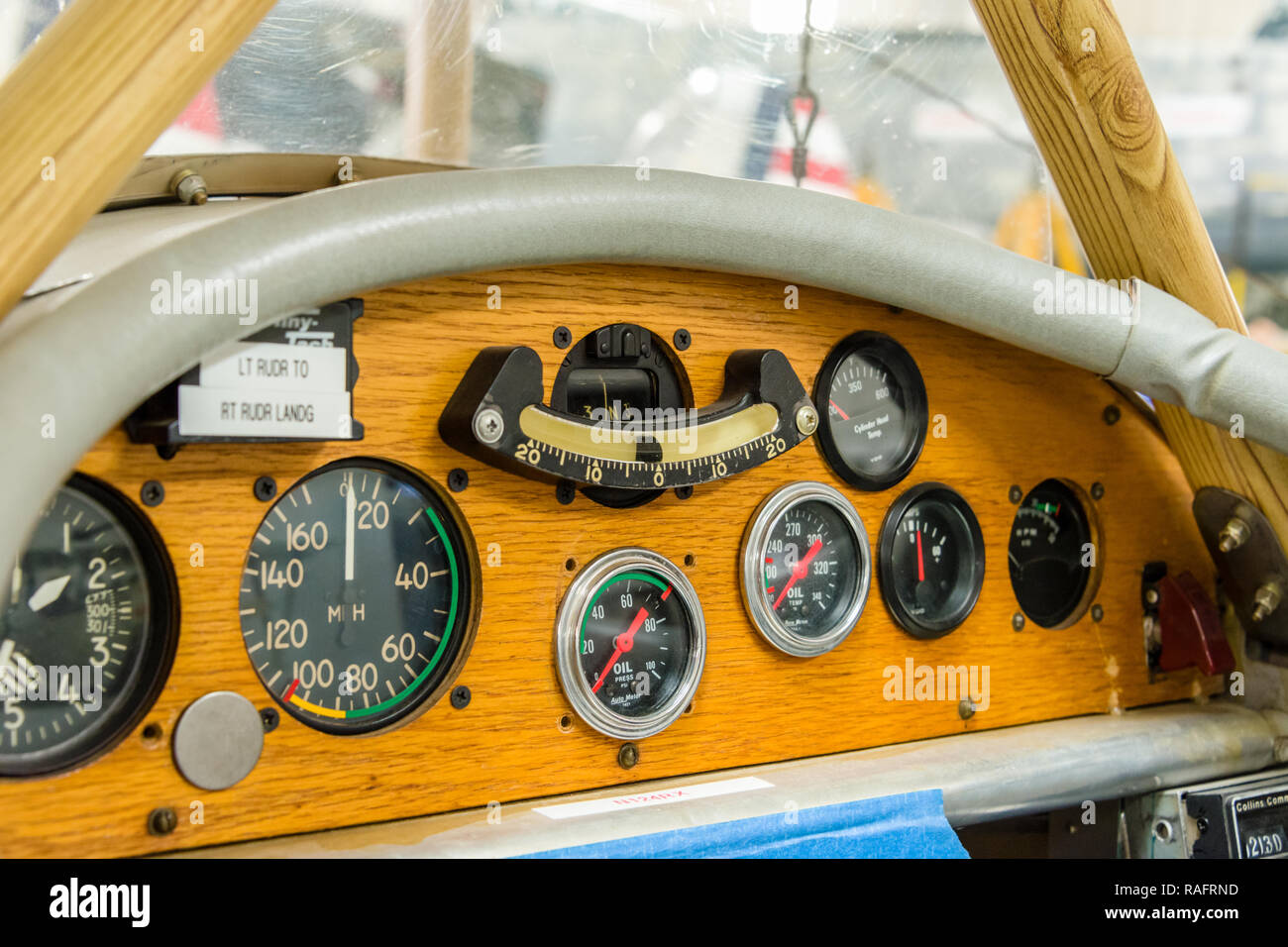 Nieuport 17 Instrument Panel Stock Photo - Alamy