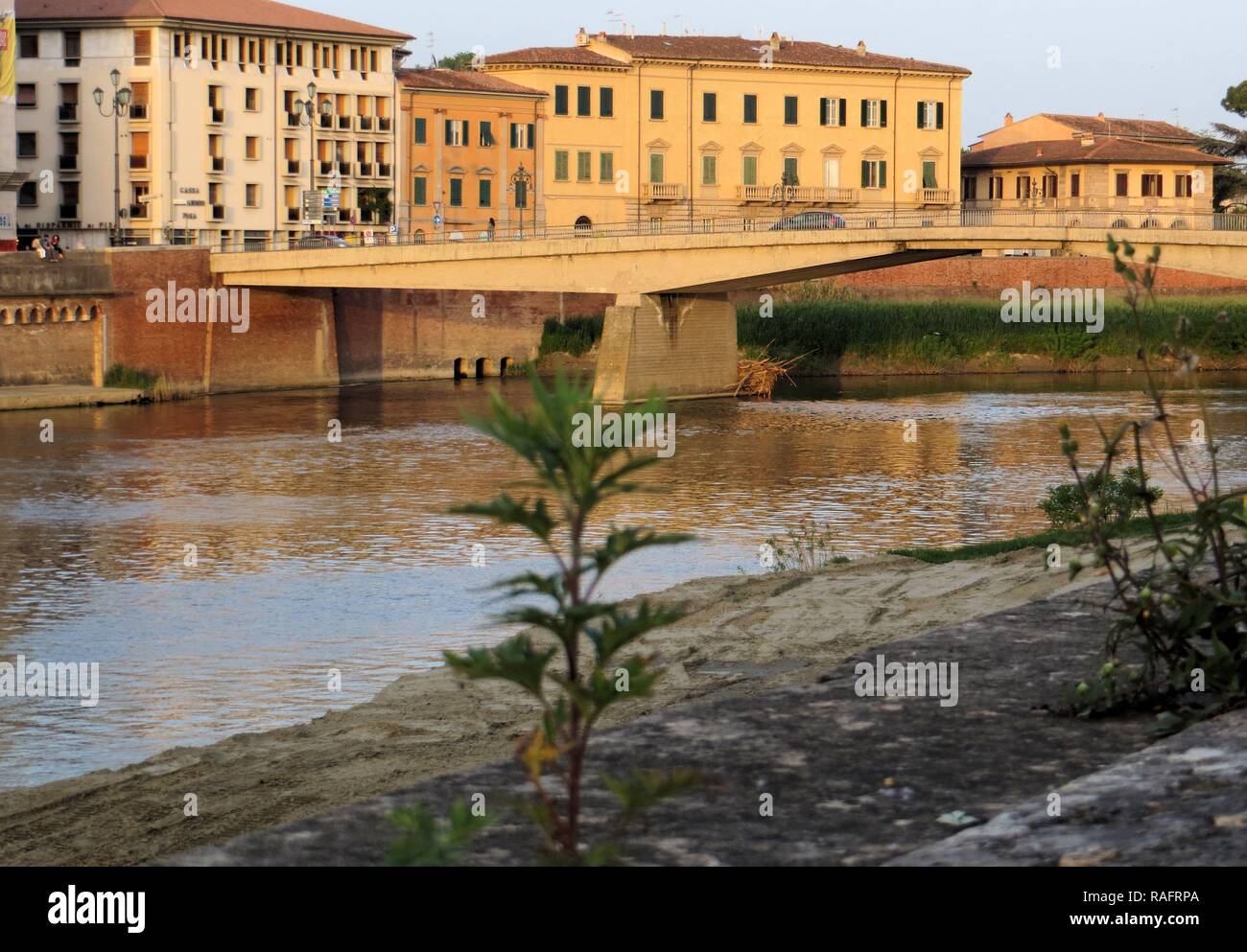 River in Pisa Stock Photo - Alamy
