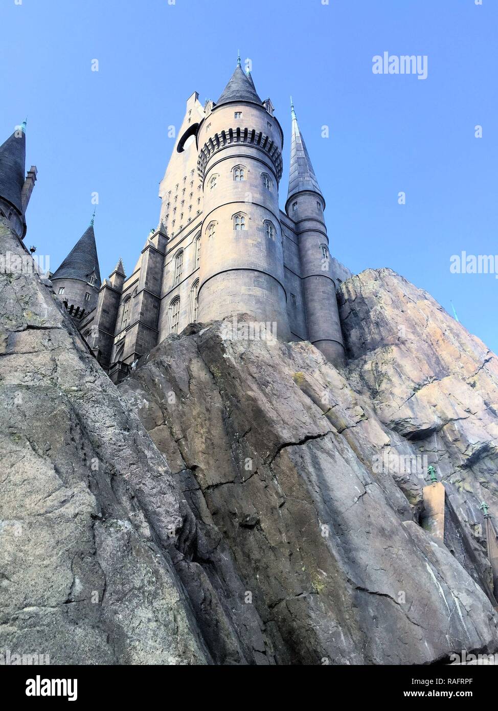 Castle on the Rock Stock Photo - Alamy