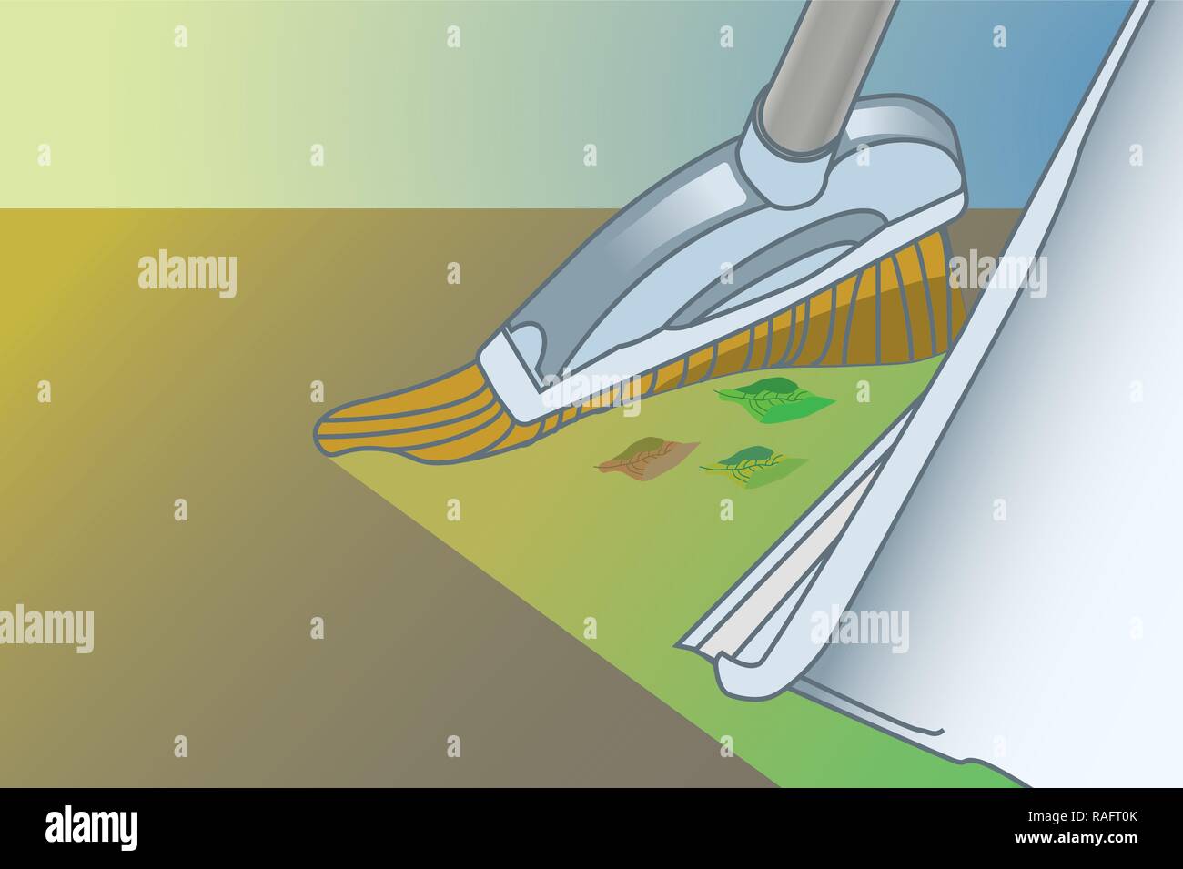 Tile floor cleaner Stock Vector Images - Alamy