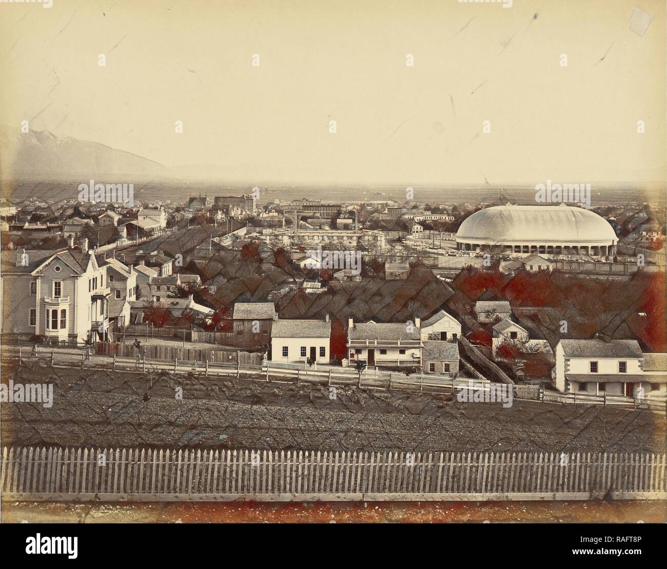 Salt Lake City, American, about 1870, Albumen silver print. Reimagined ...