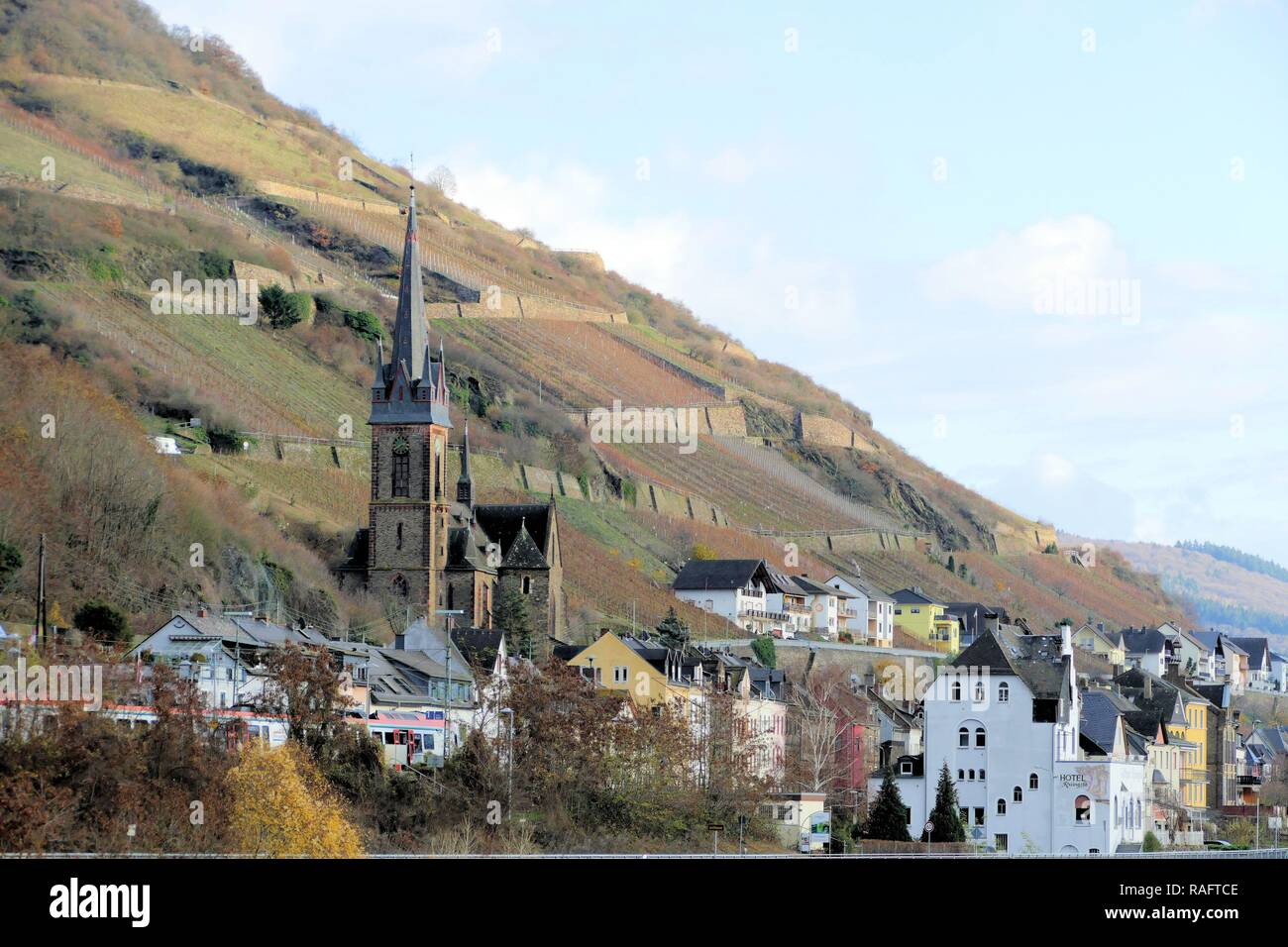 Rhine River Landscape Stock Photo - Alamy
