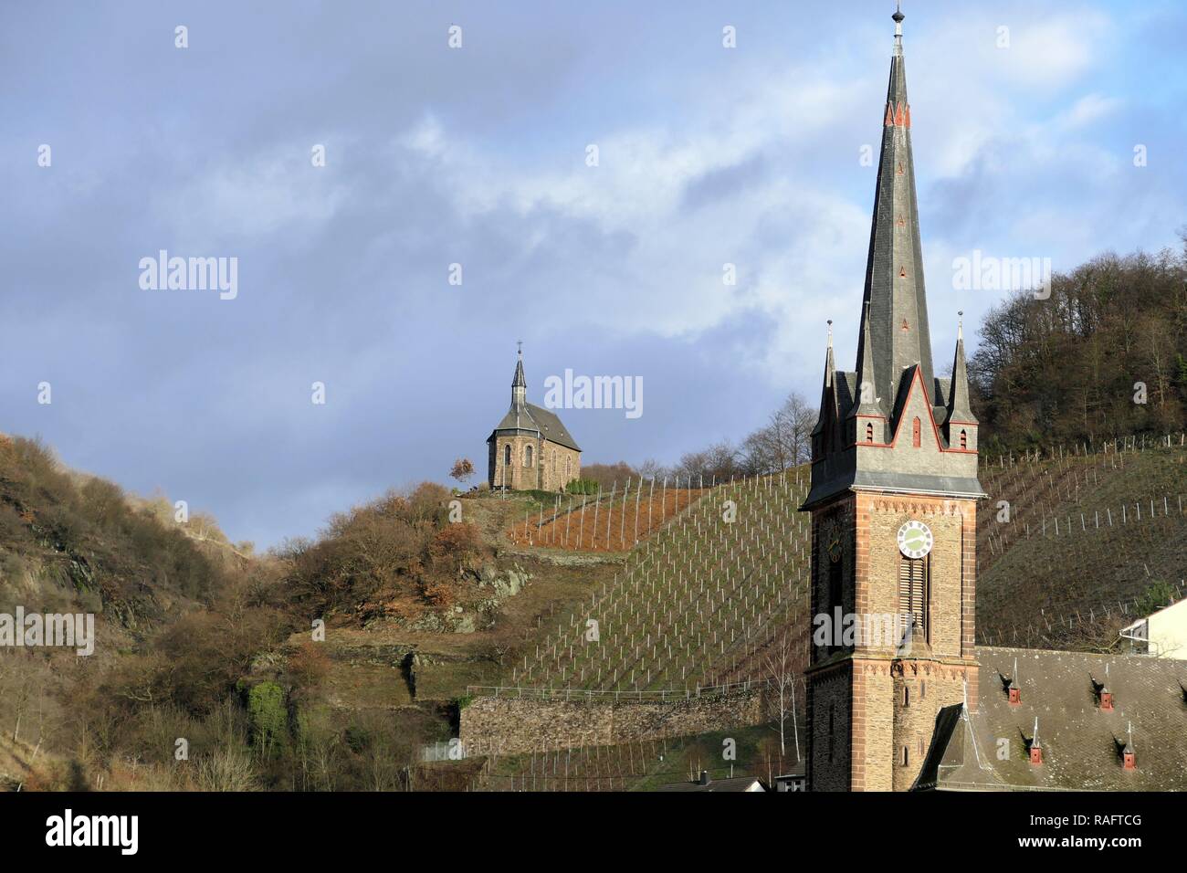Old World Church Spire Stock Photo - Alamy