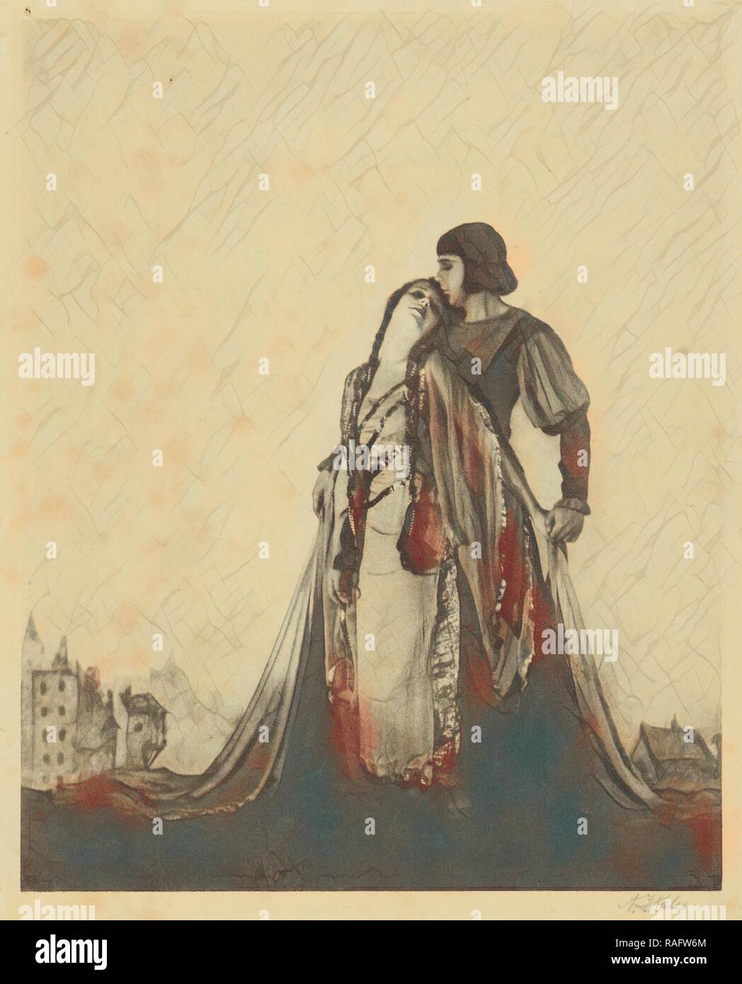 Paolo and Francesca, Arthur F. Kales (American, 1882 - 1936), about ...
