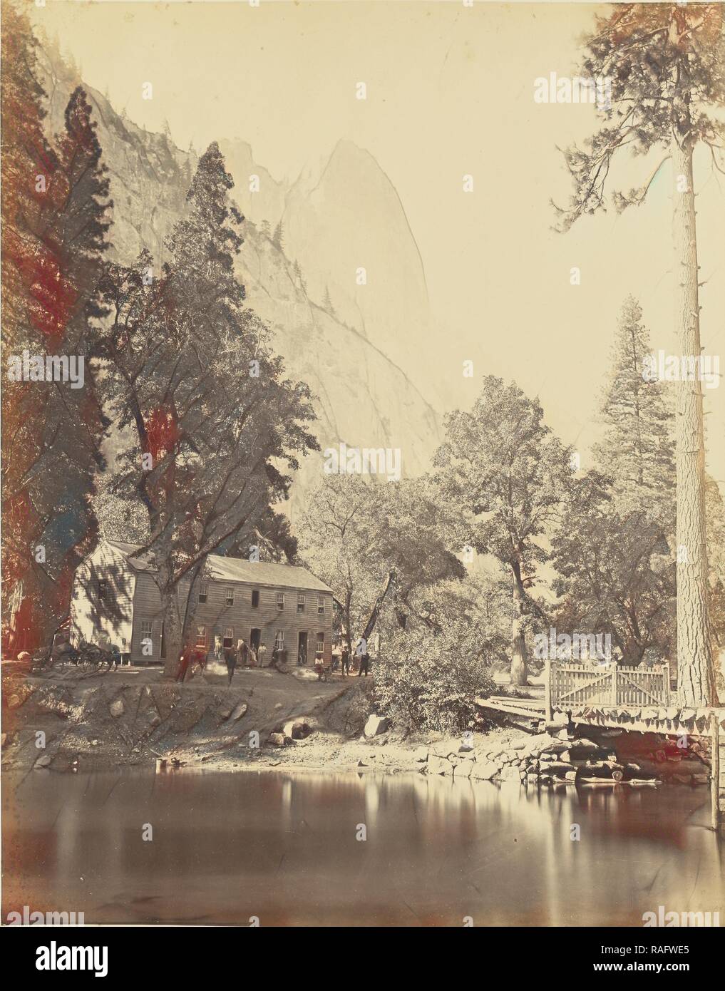 The Sentinel and Hotel, Carleton Watkins (American, 1829 - 1916), 1865 ...