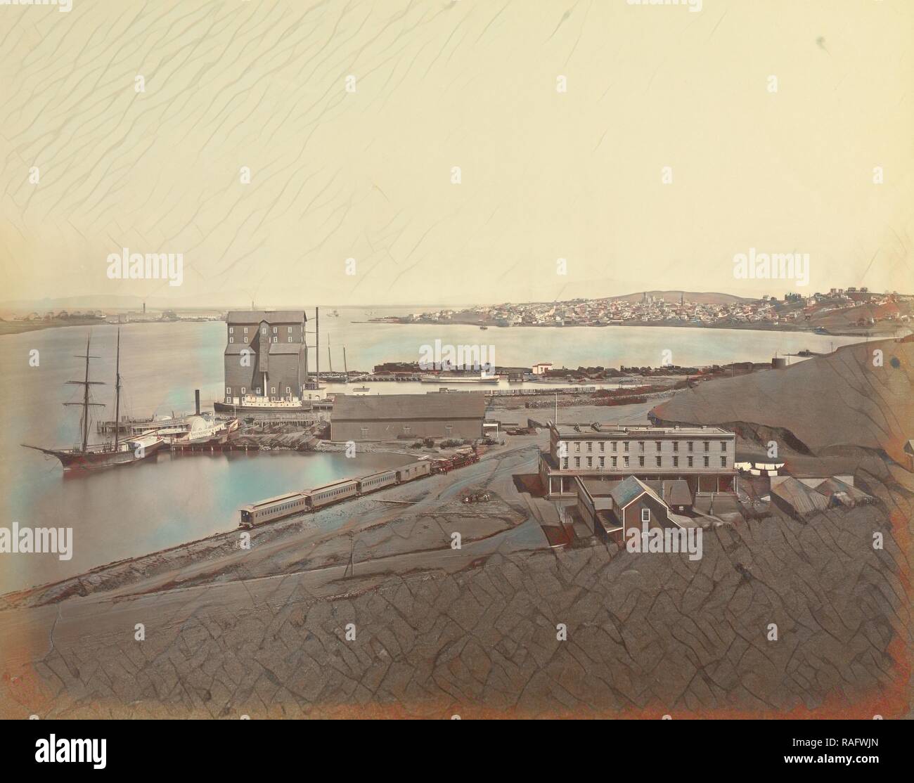 City of Vallejo from South Vallejo, Solano County, Carleton Watkins ...