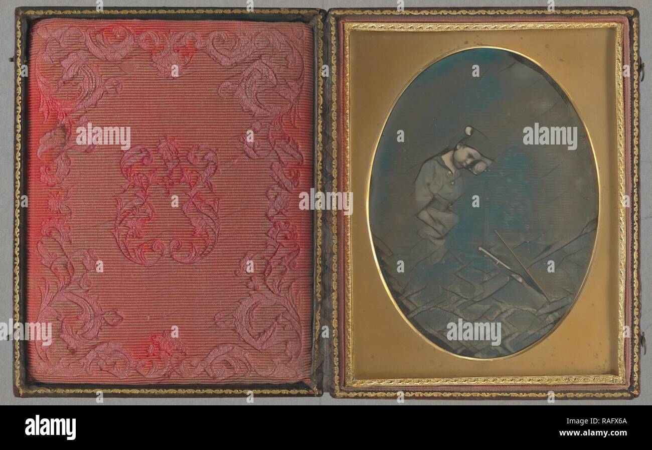 Portrait of a Boy with Gold-Mining Toys, James M. Ford (American, 1827 ...