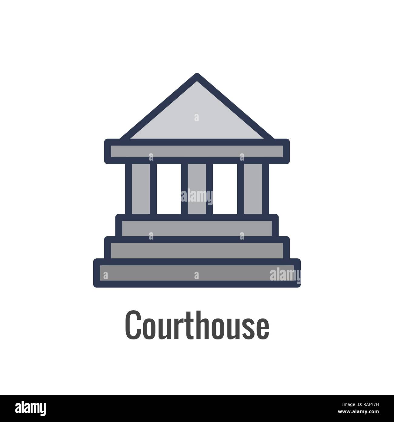 Law & Legal Icon Set with Judge, Jury, and Judicial icons Stock Vector ...