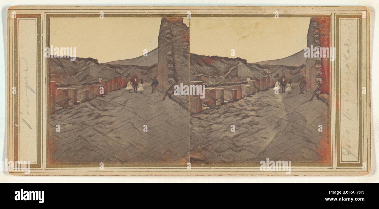 Pompei. Foro triangolare, Italian, about 1858, Salted paper print ...