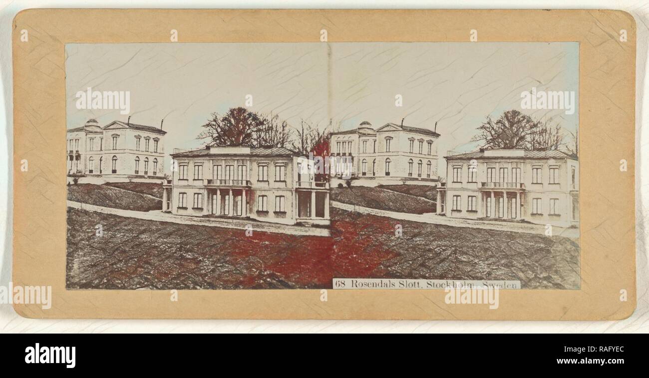 Rosendals Slott, Stockholm, Sweden, about 1890, Gelatin silver print ...