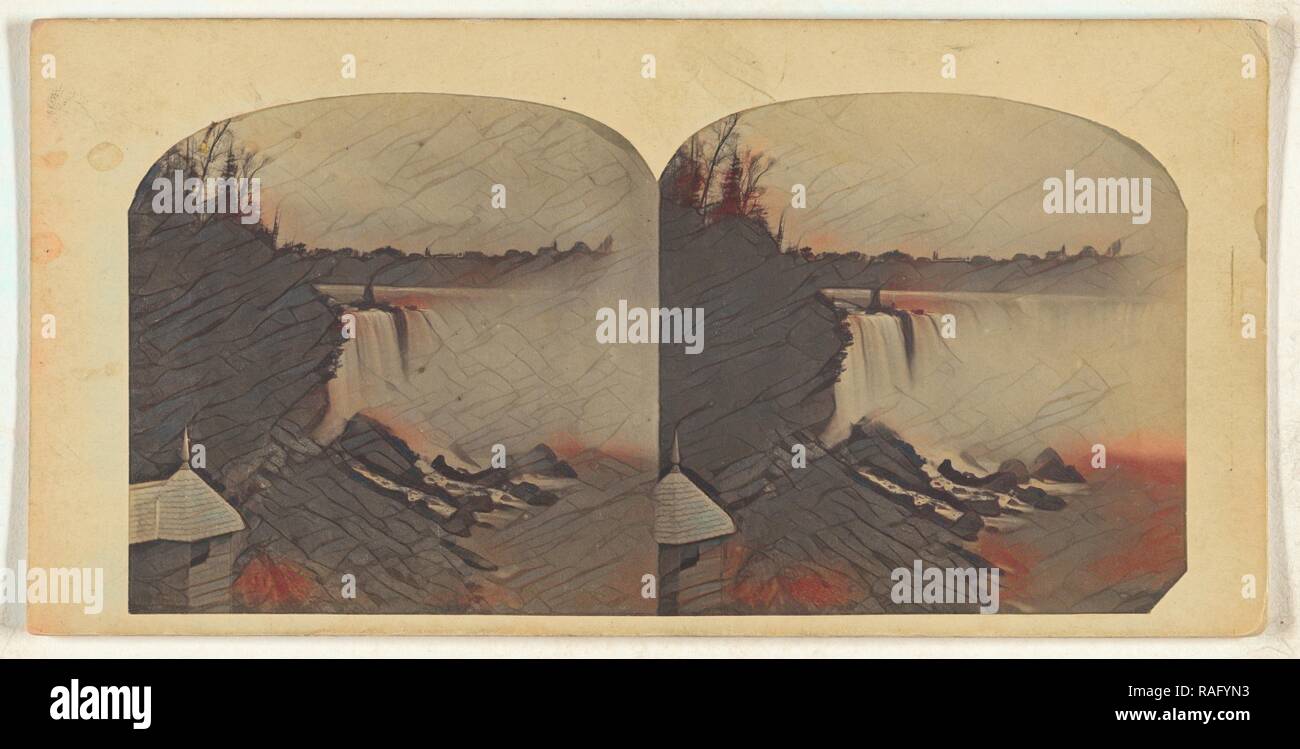 Niagara, Canadian, about 1863, Albumen silver print. Reimagined by ...