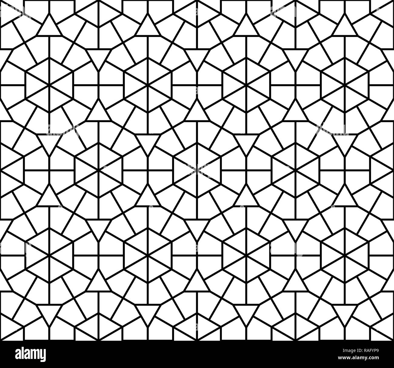 Arabic round ornament seamless pattern. Moroccan circle vintage ...