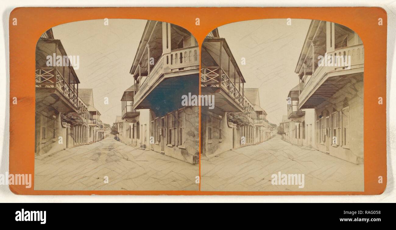 Charlotte Street, The Business Street of St. Augustine, American, about ...