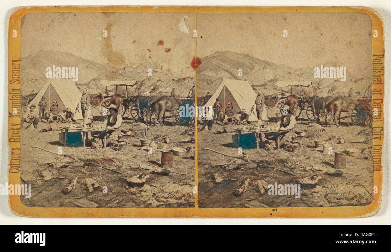 Manitou Series - Camping Among The Foot-Hills, Joseph Collier (American ...