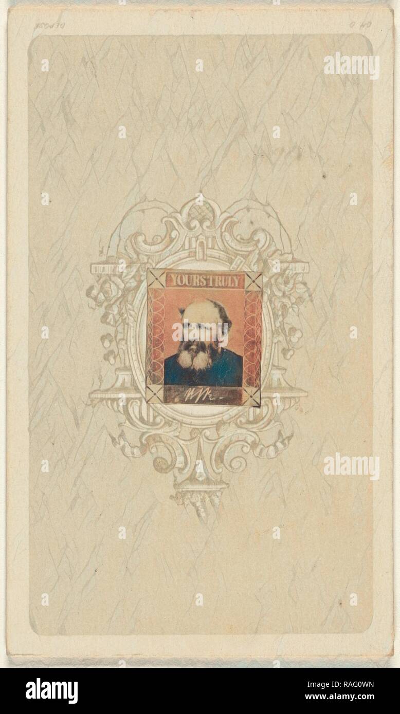 balding man with graying full beard, American, about 1870, Albumen ...