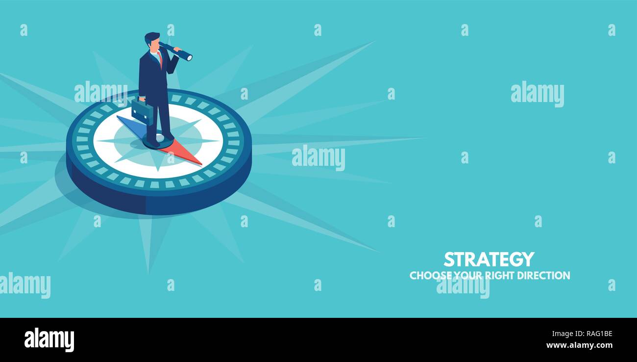 Compass illustration hi-res stock photography and images - Alamy