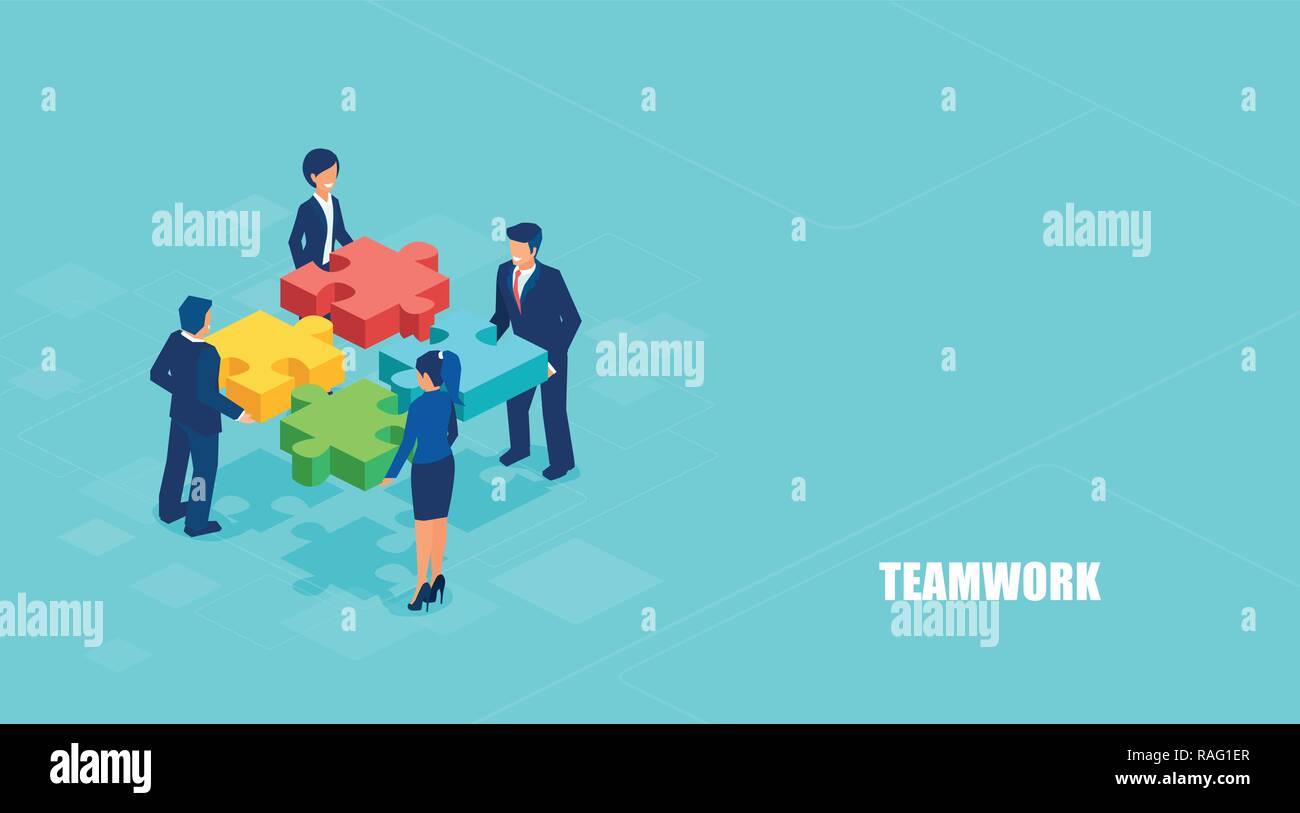 In on group businesspeople Stock Vector Images - Alamy