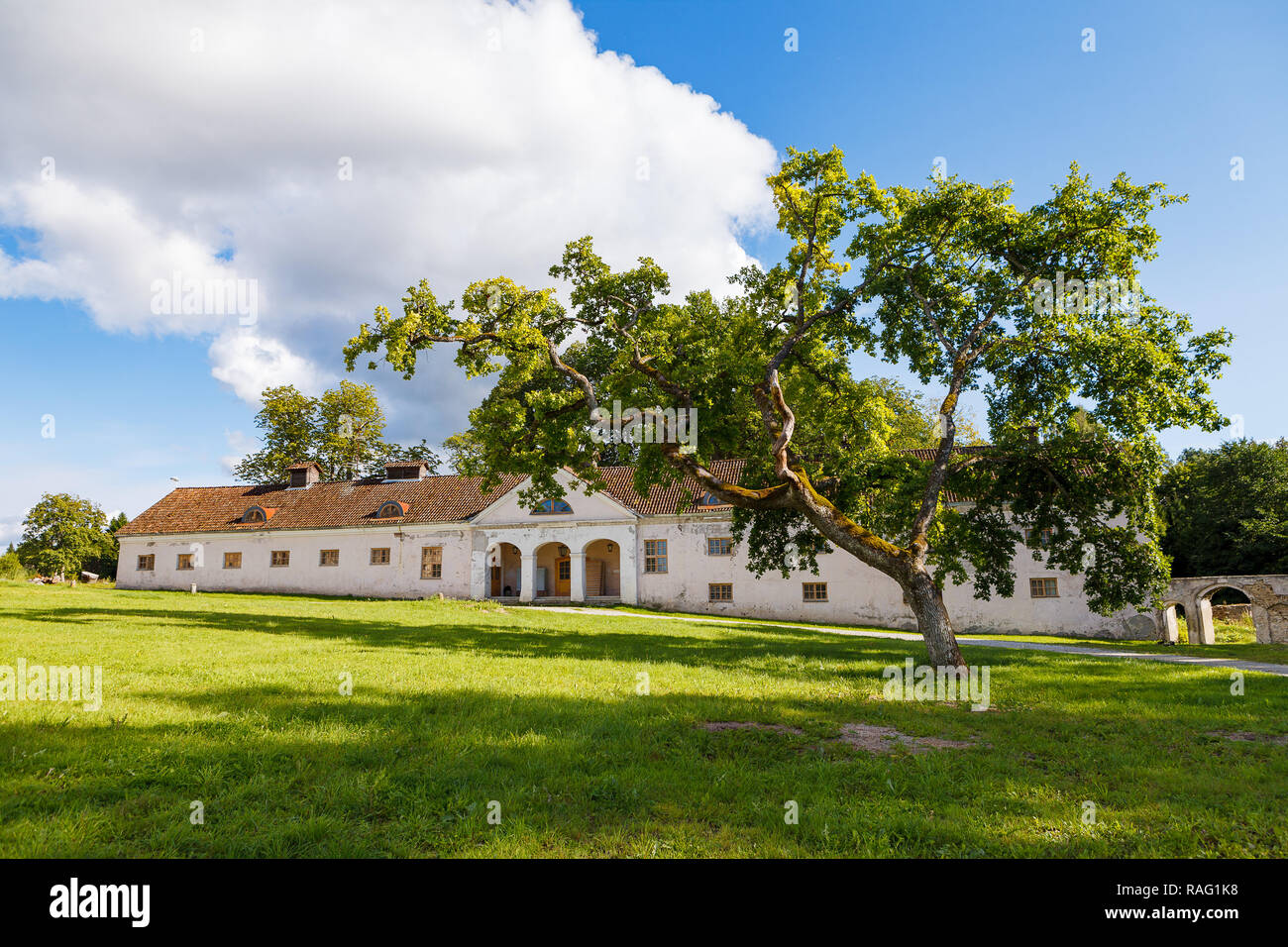 Kolga Manor at summer. It's located in northern Estonia, in Lahemaa ...