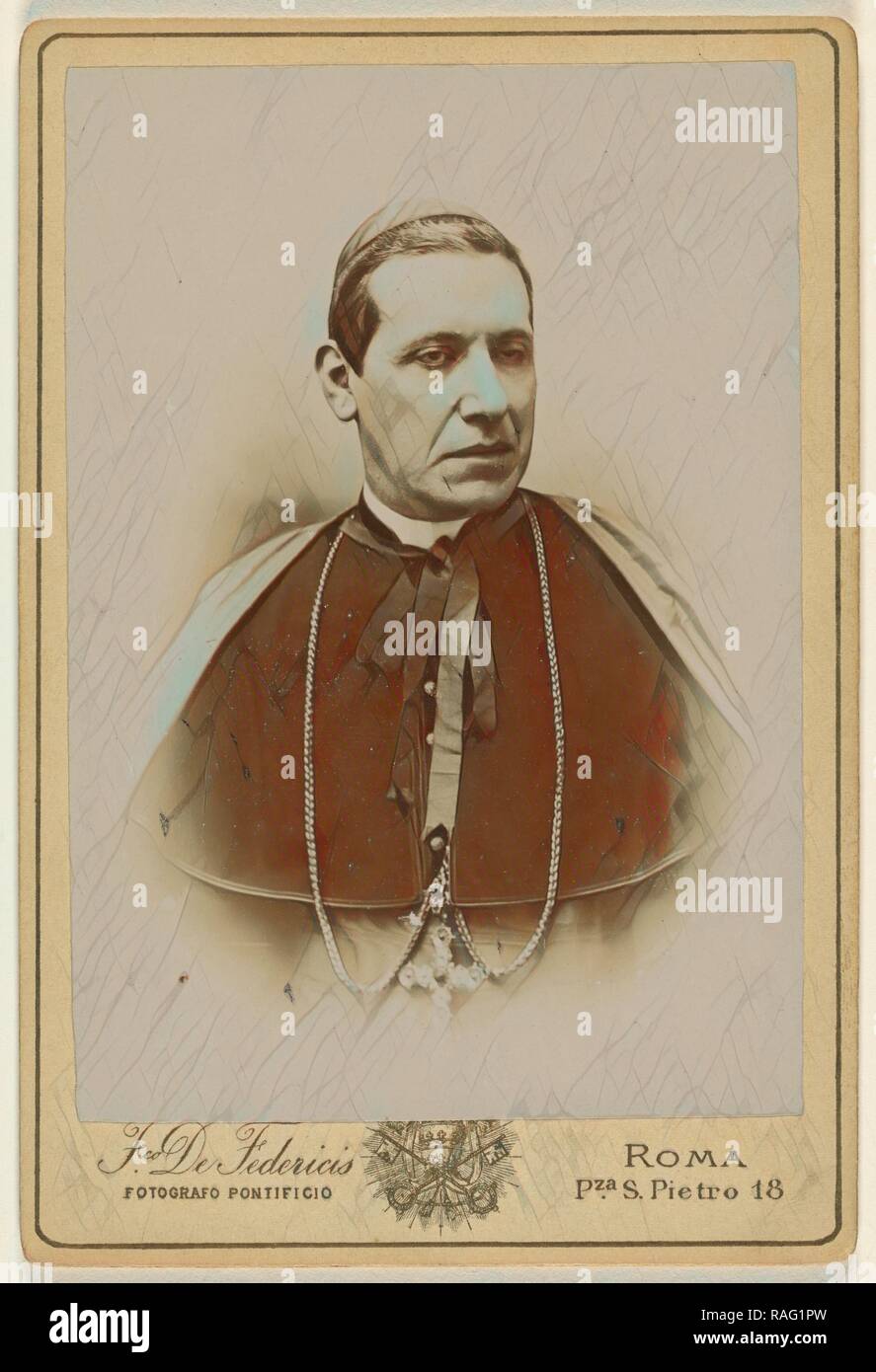 Cardinal Mariano Rampolla Marquis del Tindaro, papal foreign secretary ...