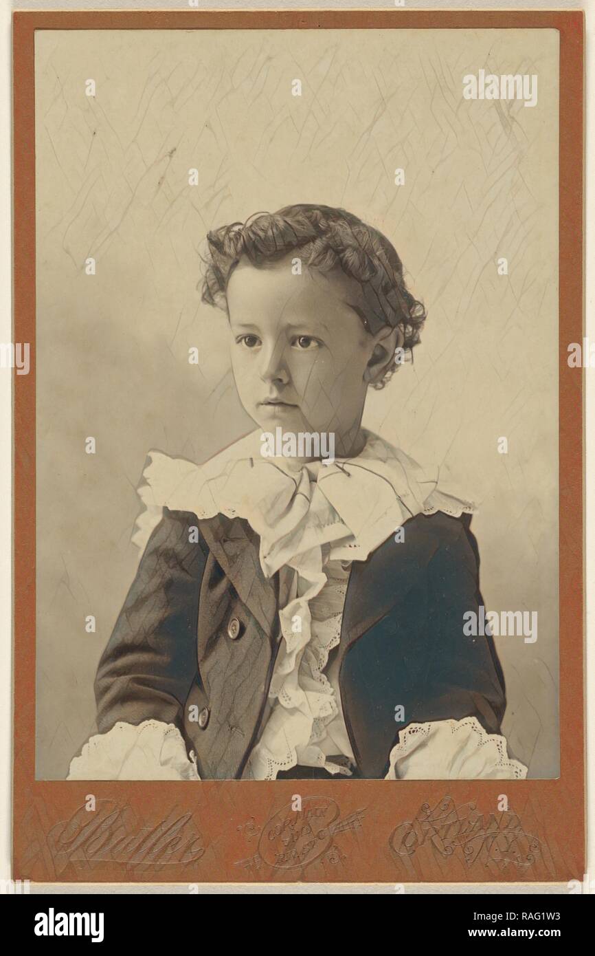 little boy, seated, Butler (American, active 1880s), about 1890 ...