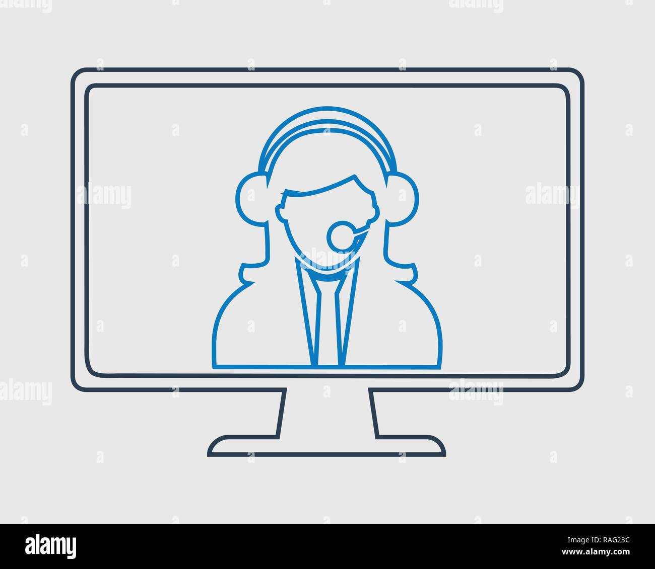 Man helping women office Stock Vector Images - Alamy