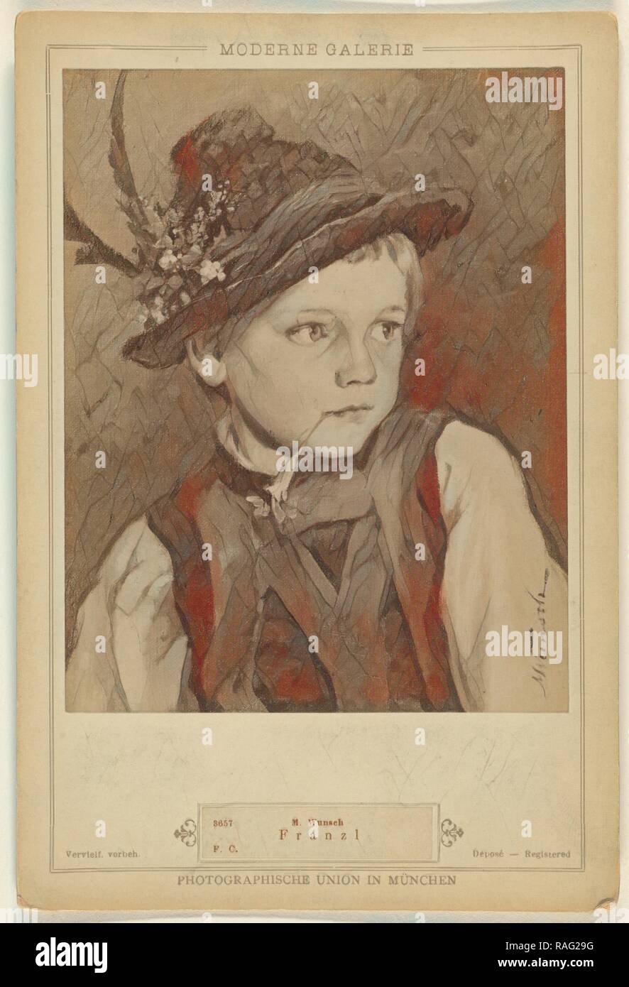 Franzl by M. Wunsch, Photographische Union, about 1885, Albumen silver ...