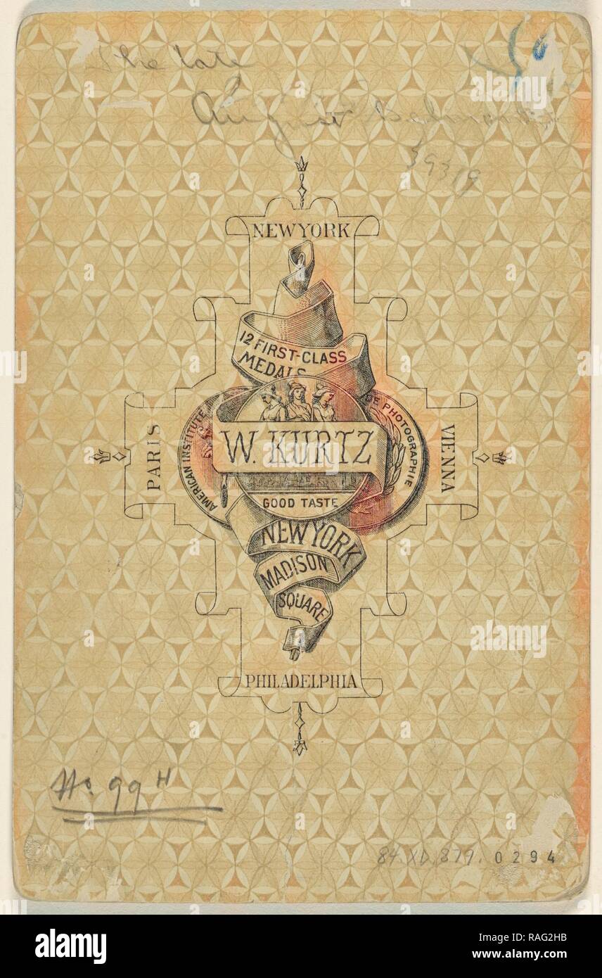 The late August Belmont, William Kurtz (American, 1834 - 1904), about ...