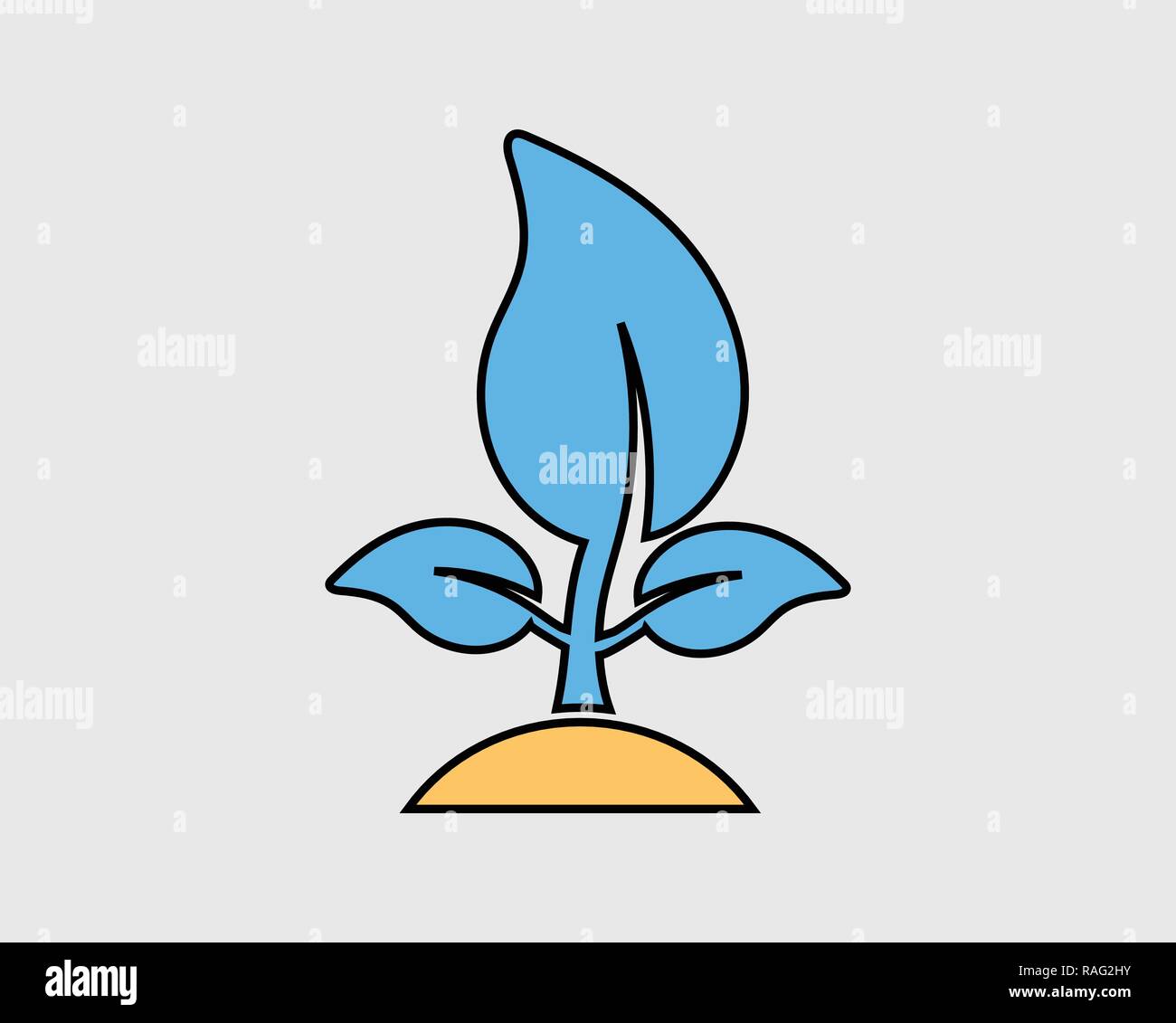 Gray stem Stock Vector Images - Alamy