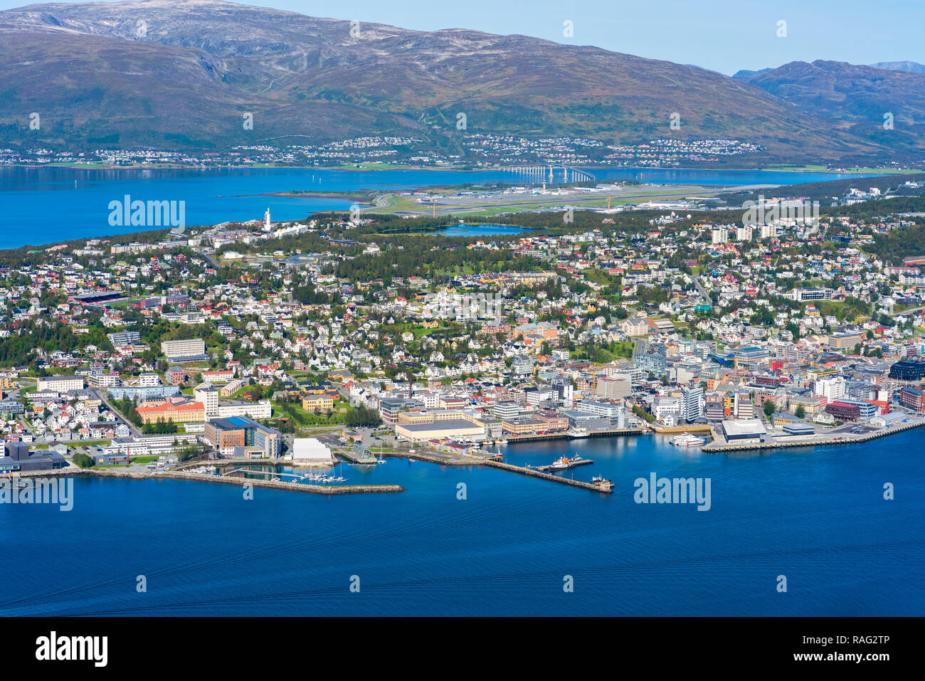 Aerial view of tromso hi-res stock photography and images - Alamy