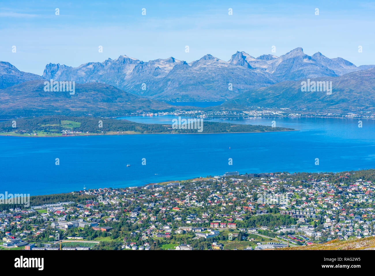 Aerial view of tromso hi-res stock photography and images - Alamy