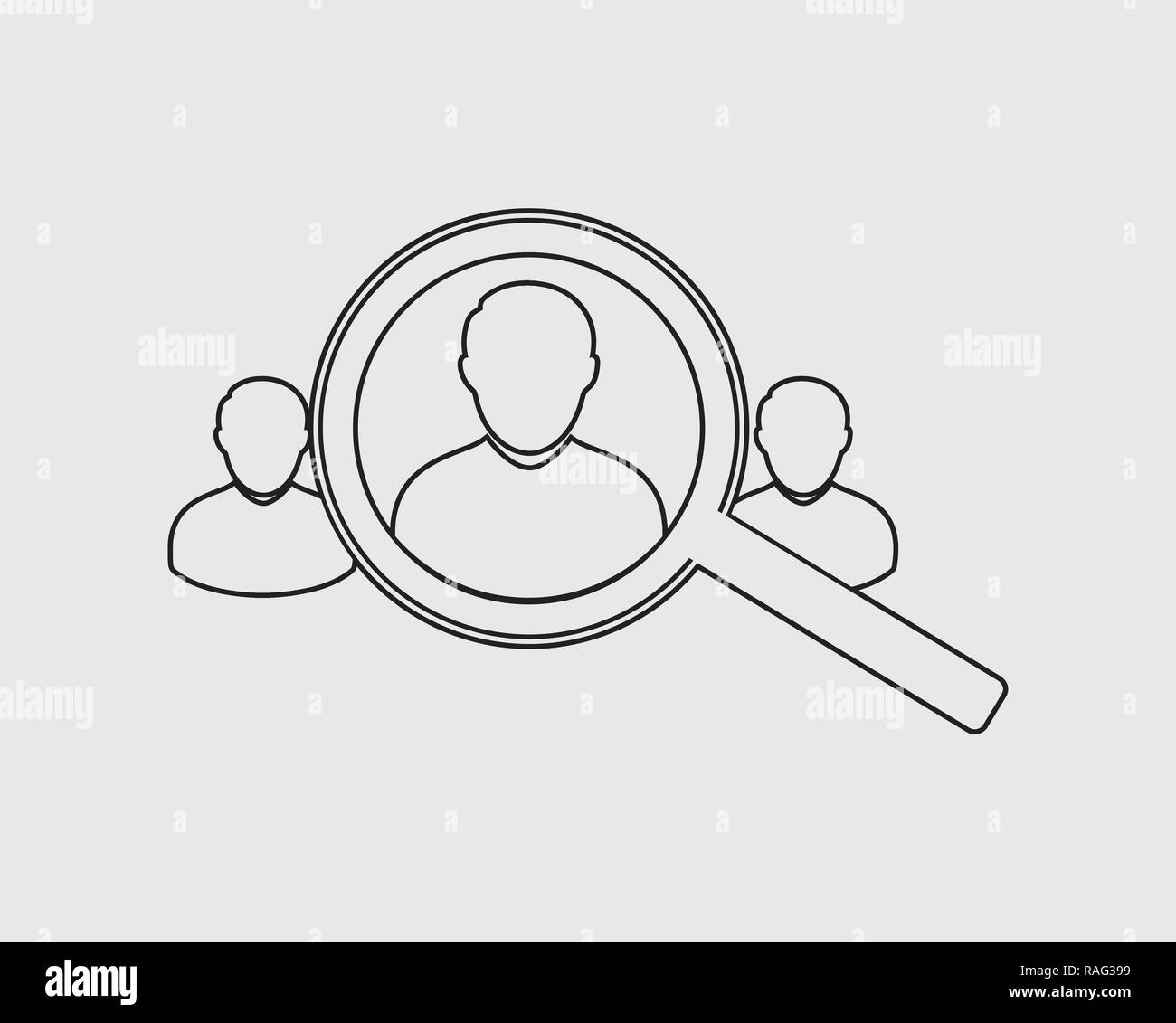 Target audience research set Stock Vector Images - Alamy