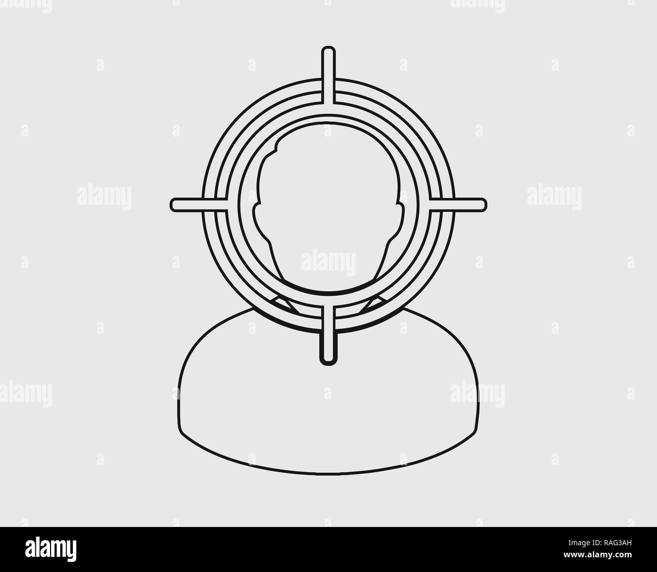 Target audience research set Stock Vector Images - Alamy