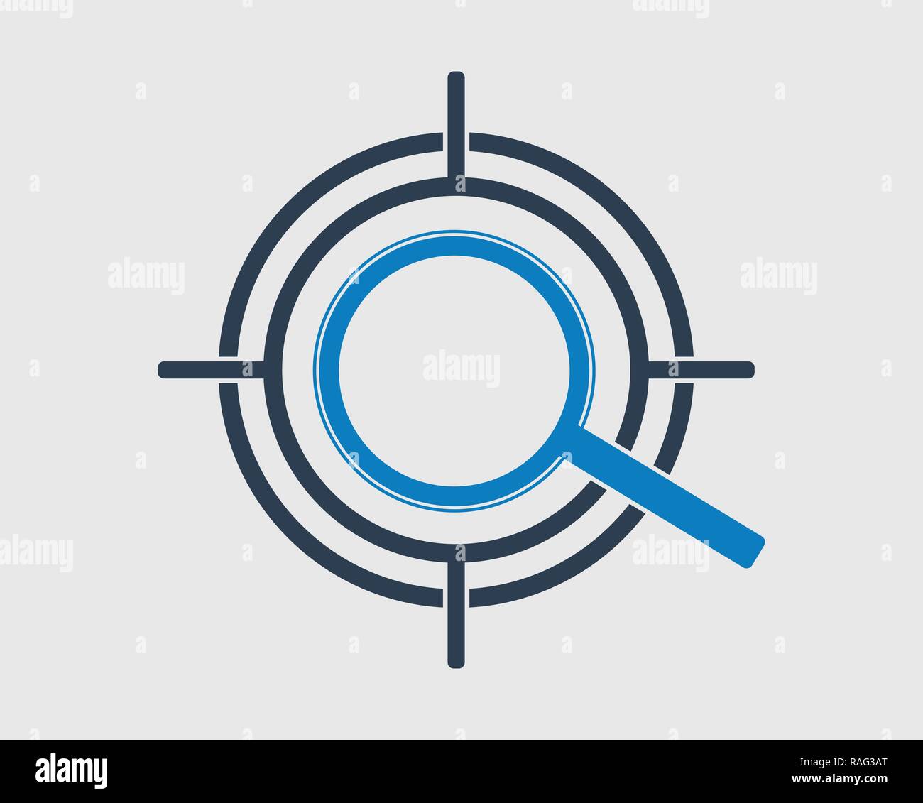 Focused on target Stock Vector Images - Alamy