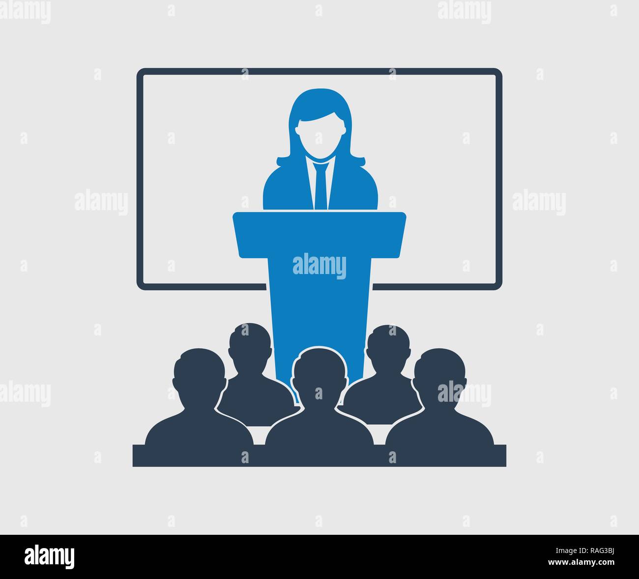 Lecturer background Stock Vector Images - Alamy