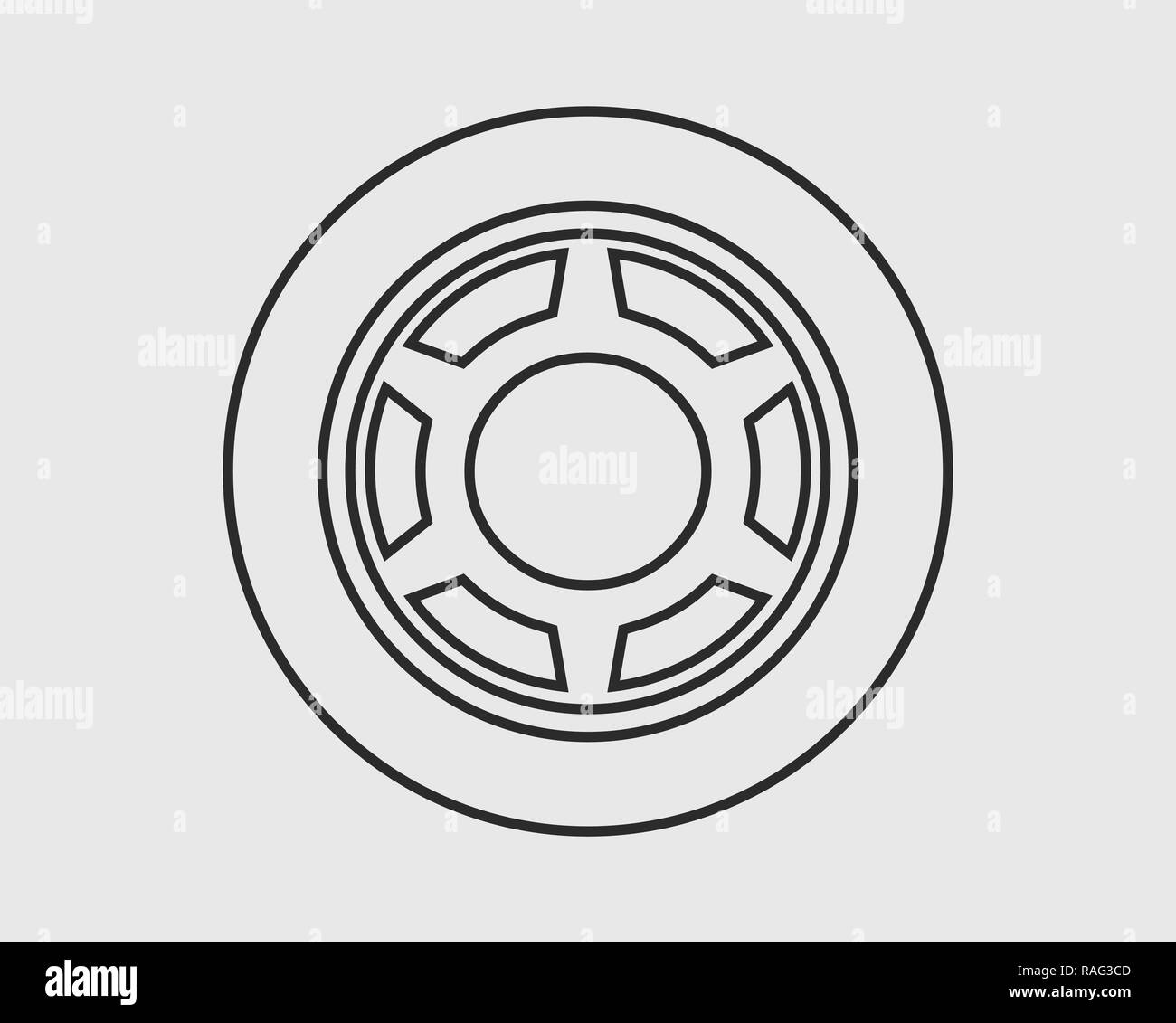Gray car icon Black and White Stock Photos & Images - Alamy