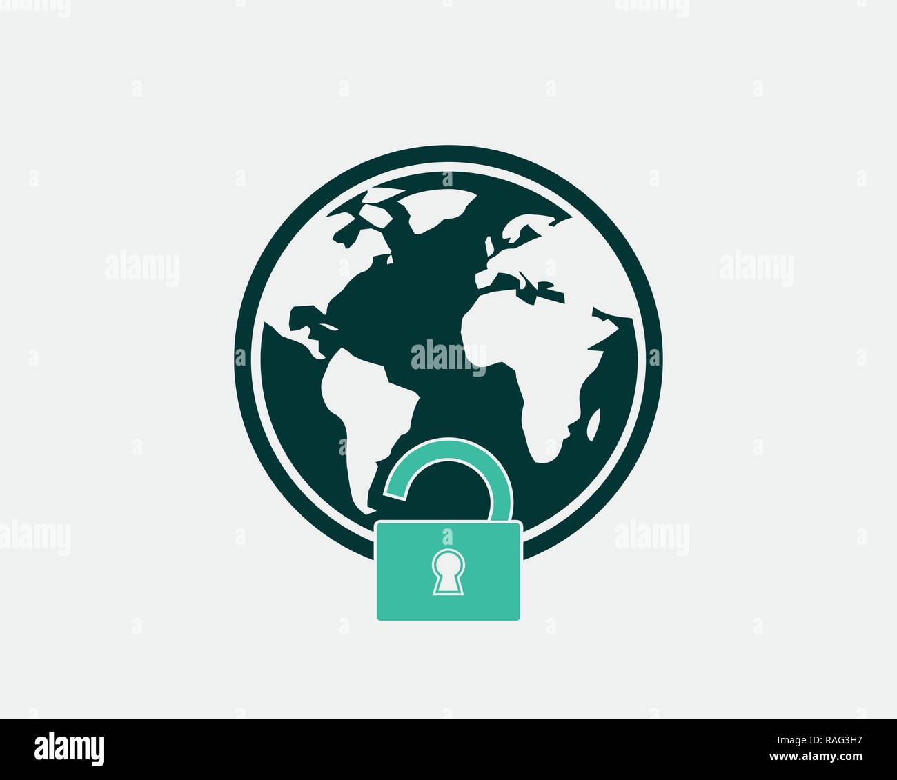 Virtual interface connection map Stock Vector Images - Alamy