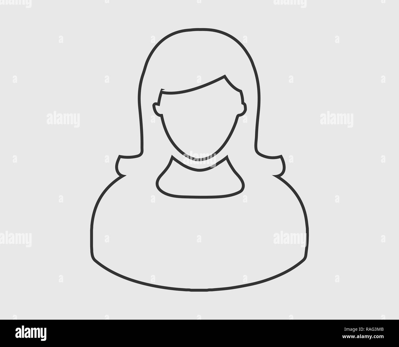 Female service member Stock Vector Images - Alamy