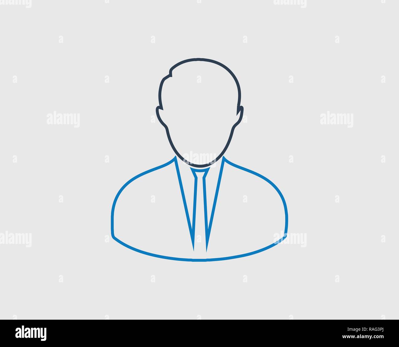 Corporate man Stock Vector Images - Alamy