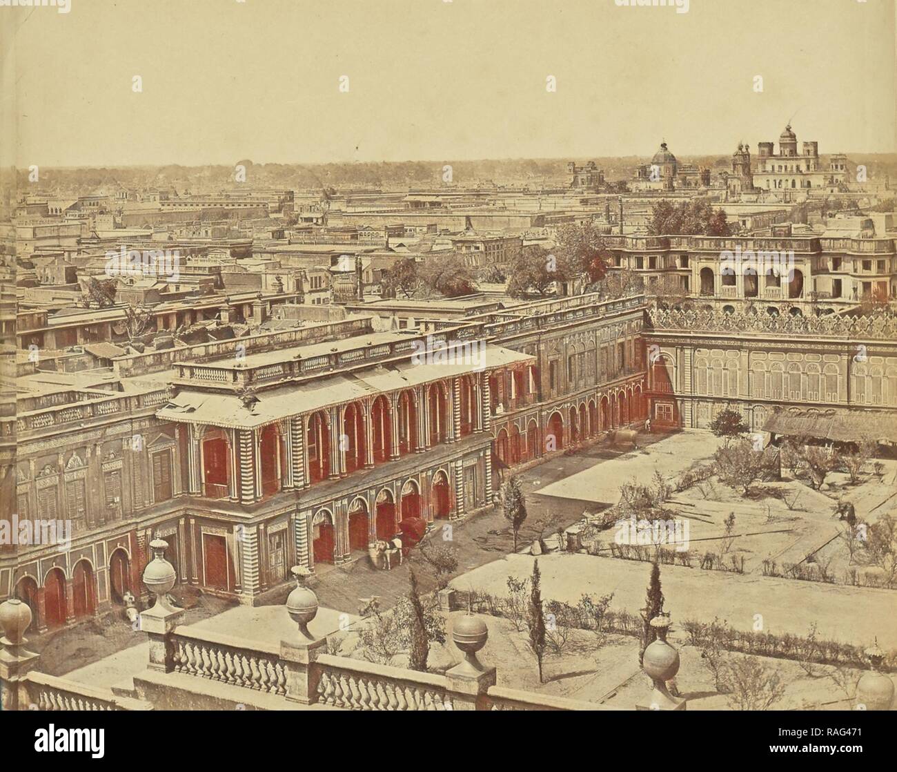 Panorama of Lucknow: View of Devastation Wrought by Lucknow Massacre ...